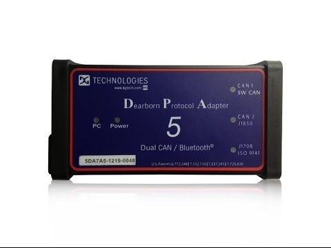 DPA5 Dearborn Protocol Adapter 5 Heavy Duty Truck Scanner - YouTube