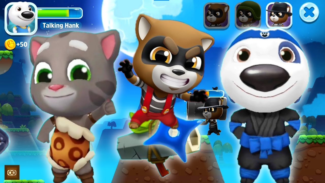 Talking Tom Splash Force, Talking Tom Hero Dash, My Talking Tom 2 ...