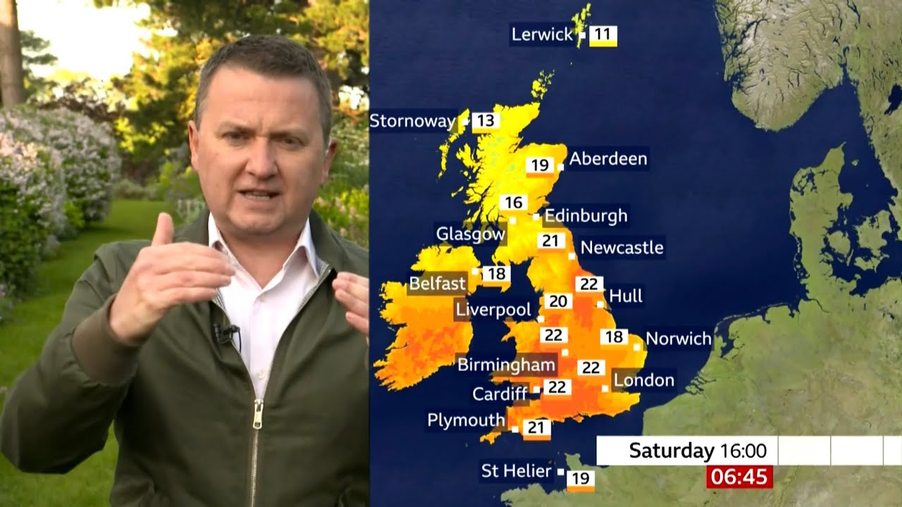 BBC breakfast : Matt live at Chipping Campden with a sunny weather ...
