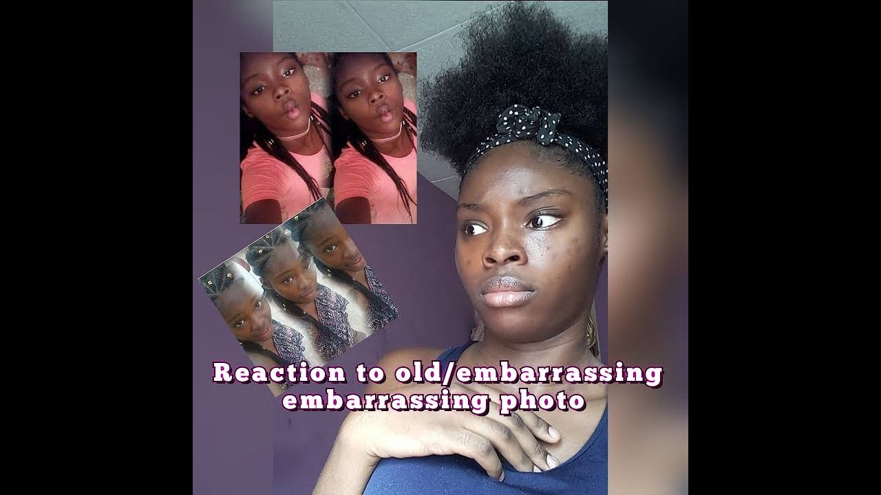 Reaction to old/most embarrassing photo *MUST WATCH* - YouTube