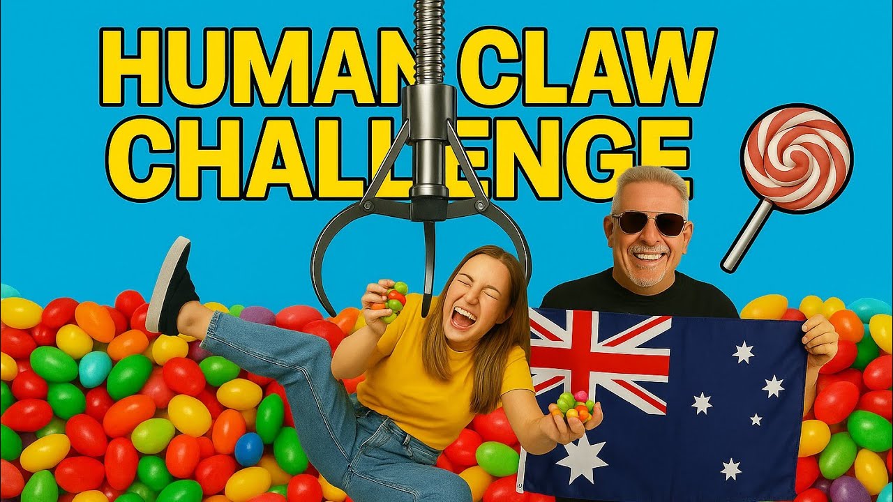 🍭 Human Claw Challenge | Grab Handfuls of Sweets in the Ultimate Candy ...