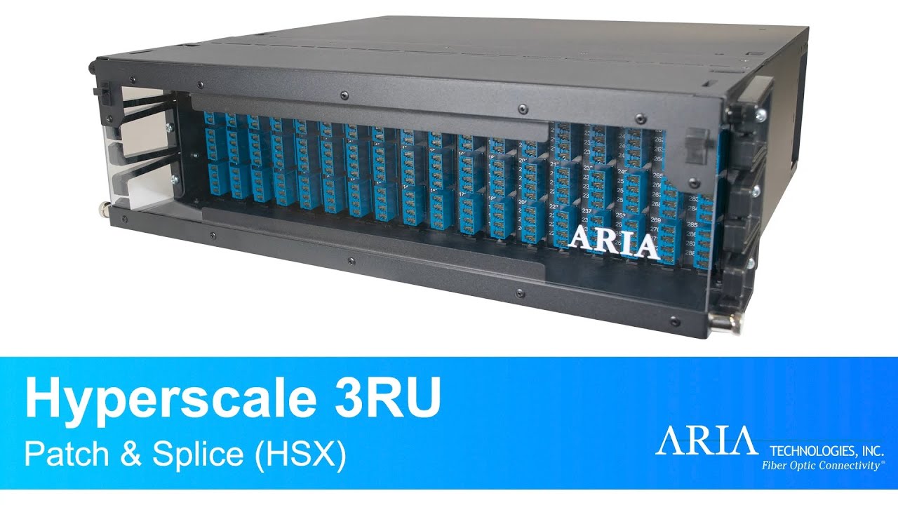Hyperscale 3RU Patch & Splice Enclosure - YouTube