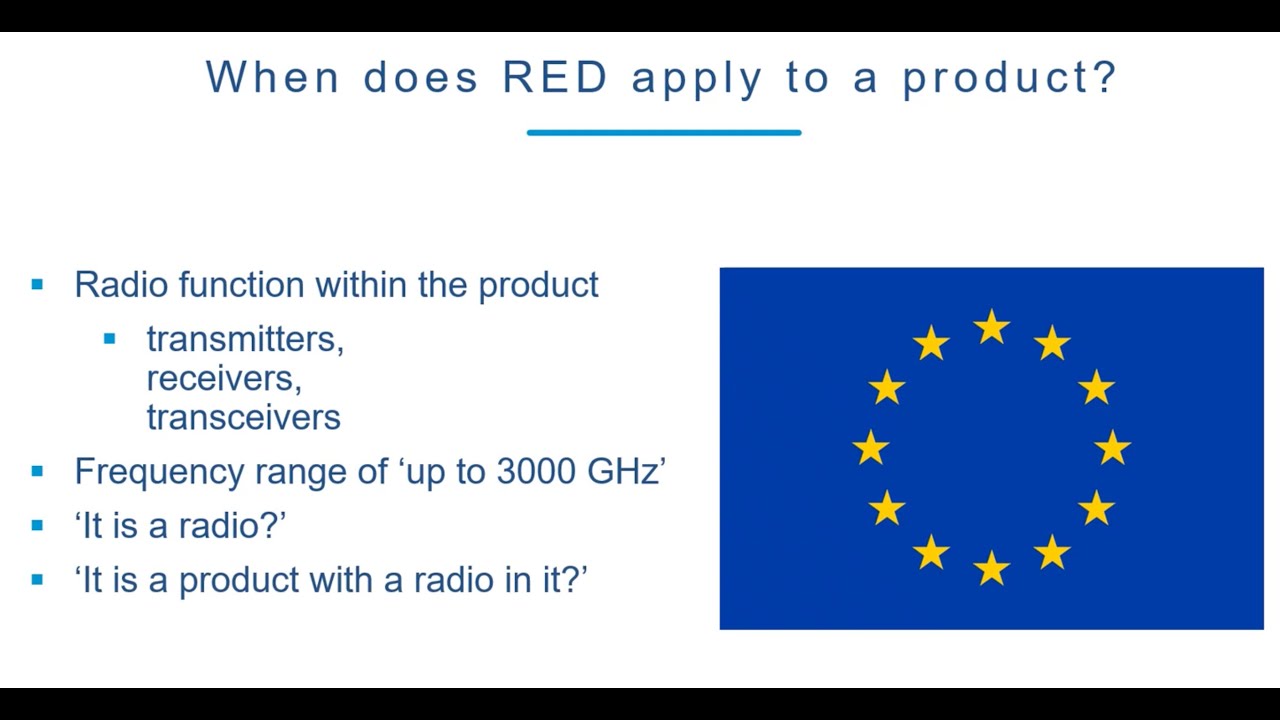 Demystifying the Radio Equipment Directive (RED) - YouTube