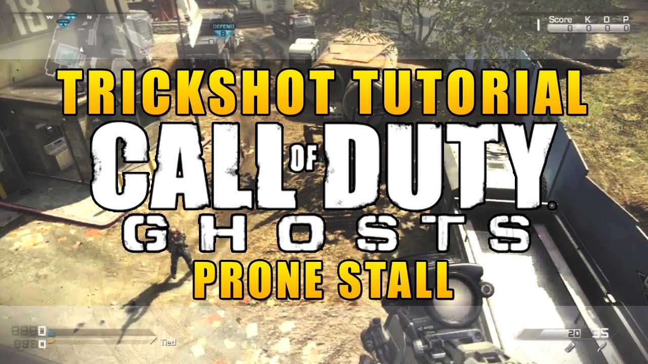 COD: Ghosts Trickshot Tutorial (Prone Stall) - YouTube