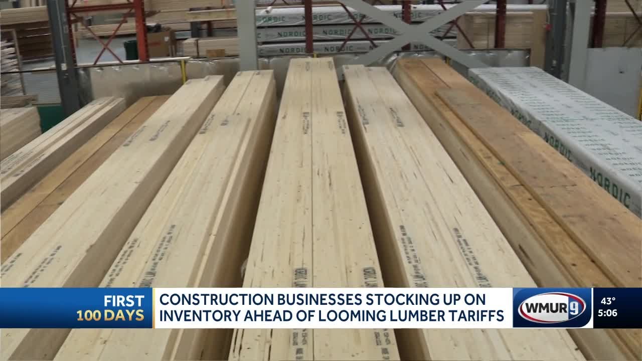 Construction businesses stock up ahead of potential lumber tariffs ...