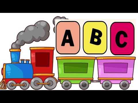 Learn Alphabet Train Song -3D Animation Alphabet ABC Train song for ...