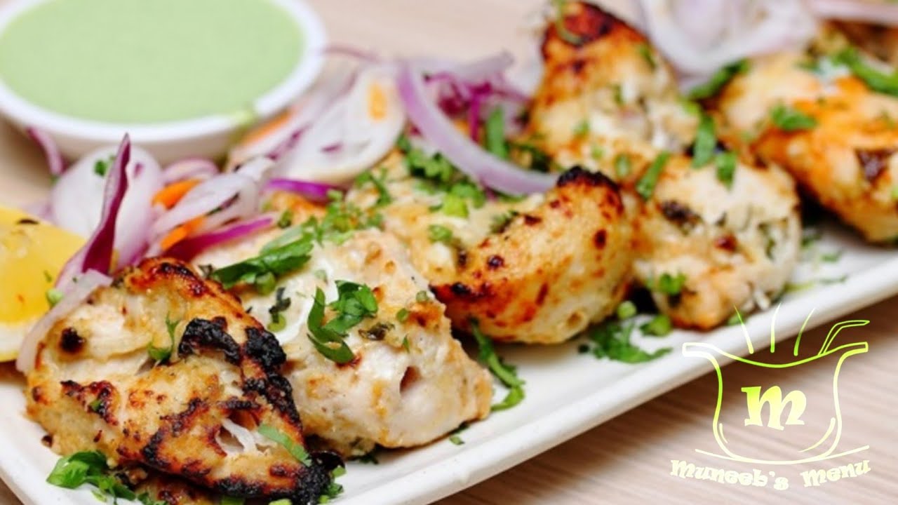 Afghani Malai Boti | Afghani Tikka Recipe | Chicken Afghani Tikka Kebab ...