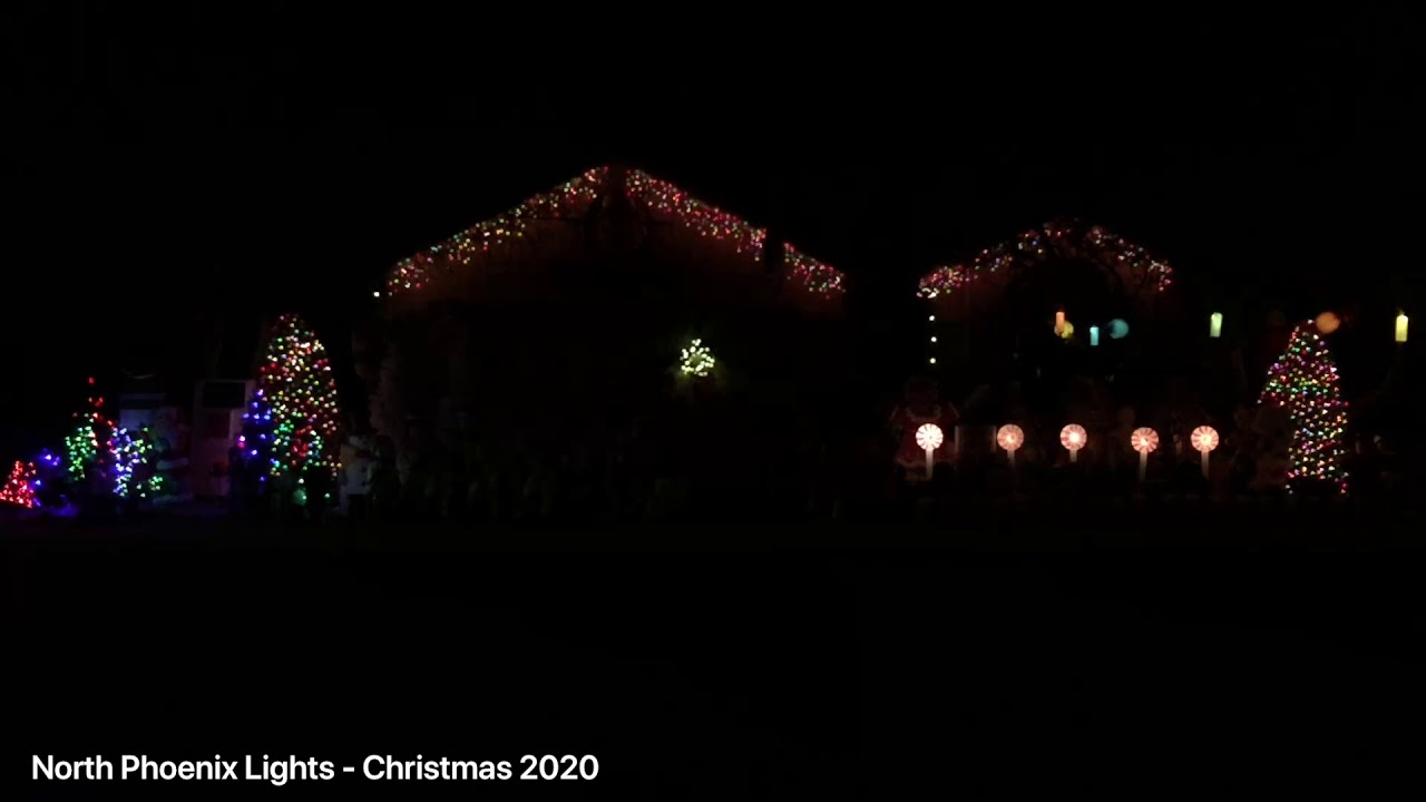 Christmas 2020 Light Show - North Phoenix Lights - YouTube