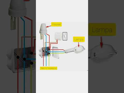 Gecə özü yanan lampa necə qoşulur. #elektrik #electrician #projektor #işıq #elektrik #bakıusta