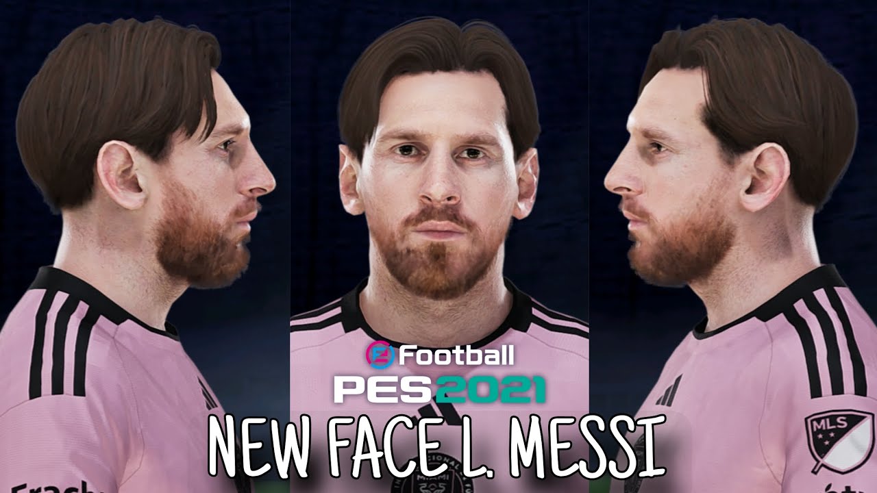 PES 2021 - NEW FACE MOD LIONEL MESSI / Hair Animation - YouTube