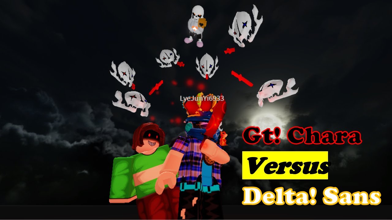 SoulShatters | Delta Sans Versus GT Chara(Only determination) - YouTube
