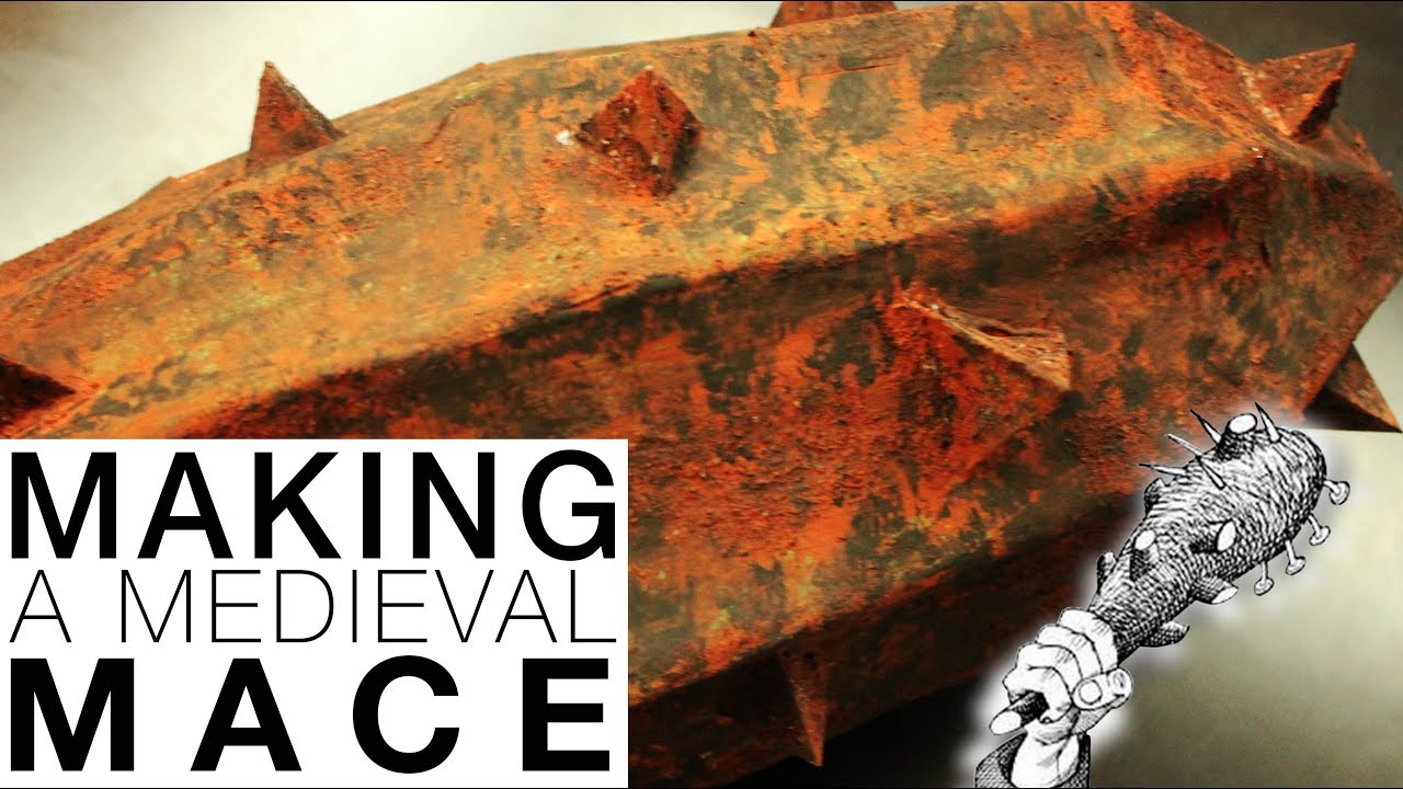 EASY AND CHEAP. How to make a medieval mace - YouTube