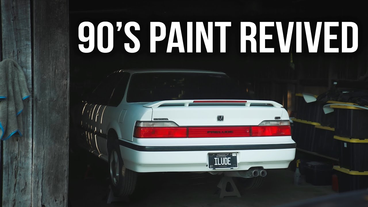 3rd Gen Honda Prelude Transformation: Paint Correction - YouTube