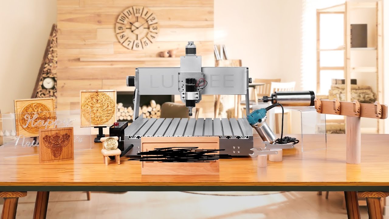 LUNYEE 4040 CNC ROUTER MACHINE - YouTube
