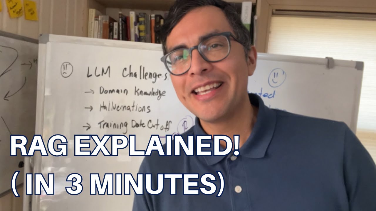 RAG for LLMs explained in 3 minutes - YouTube