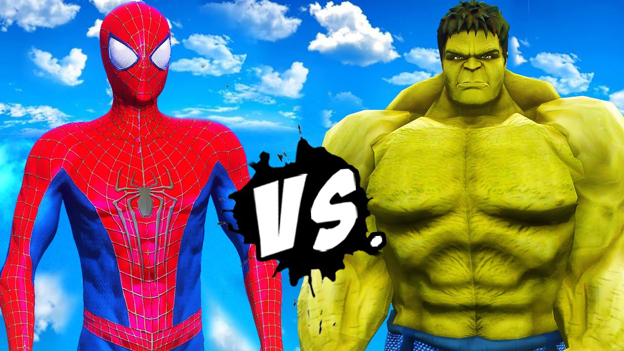 THE AMAZING SPIDER-MAN VS BIG HULK - EPIC SUPERHERO BATTLE - YouTube