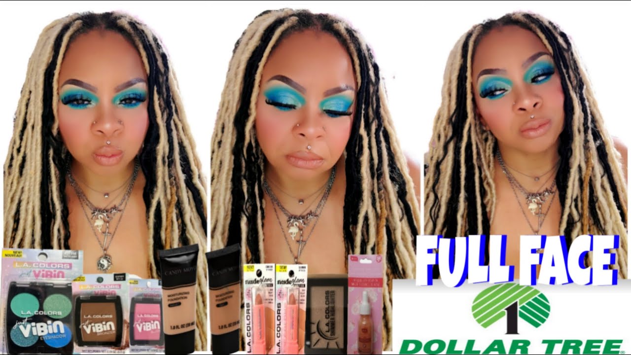 TRYING MORE DOLLAR TREE MAKEUP!!! 💙🌊FULL FACE FIRST IMPRESSIONS ...