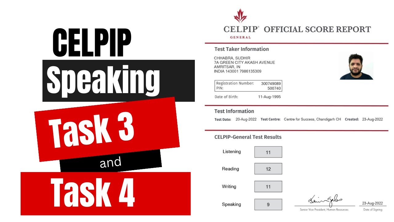 CELPIP Speaking Task 3 and Task 4 Free Class #celpip #ielts #english # ...