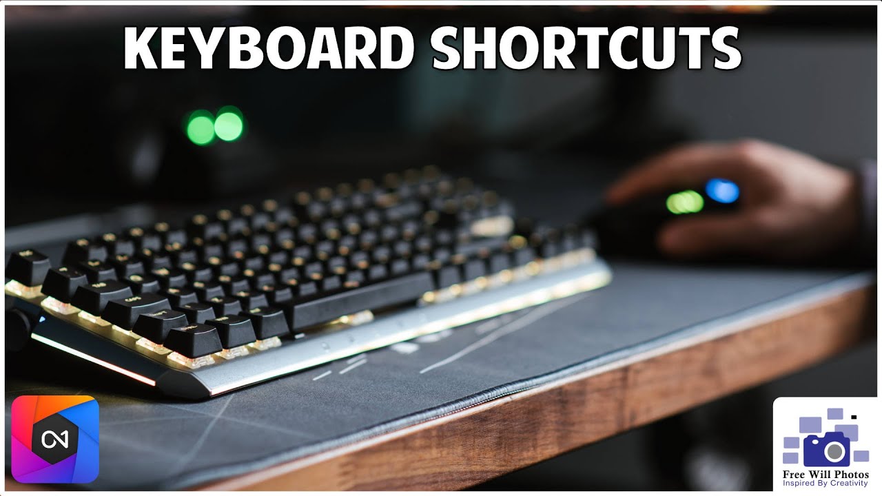 Keyboard Shortcuts In ON1 Photo Raw - Speed Up your workflow - YouTube