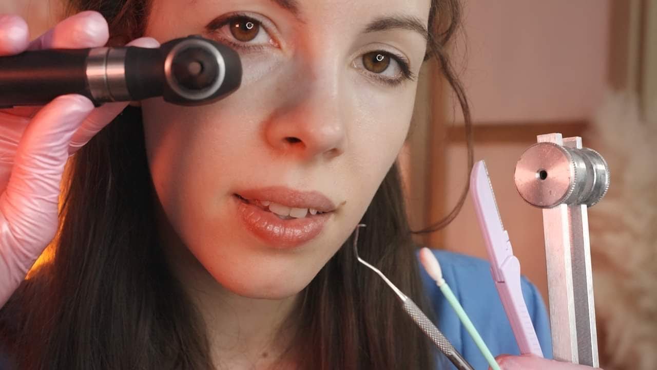 ASMR Realistic Ear Cleaning (Hearing Tests, Otoscope, Tingles & Sleep ...