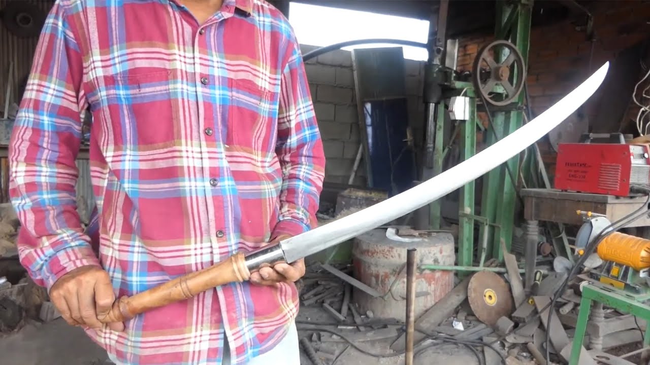 MAKING A SWORD LENGTH 63CM ( BY BLACKSMITH ) - YouTube