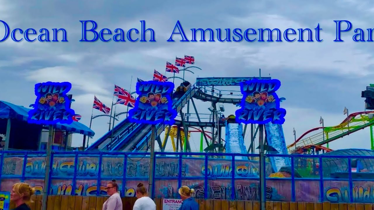 Ocean Beach Amusement Park South Shields England , Thrill rides & Family rides - YouTube