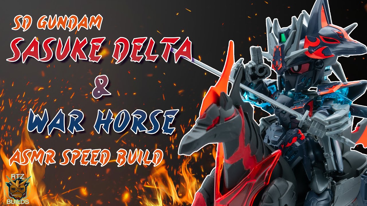 SD Sasuke Delta Gundam & War Horse | ASMR Speed Build | SDW Heroes ...