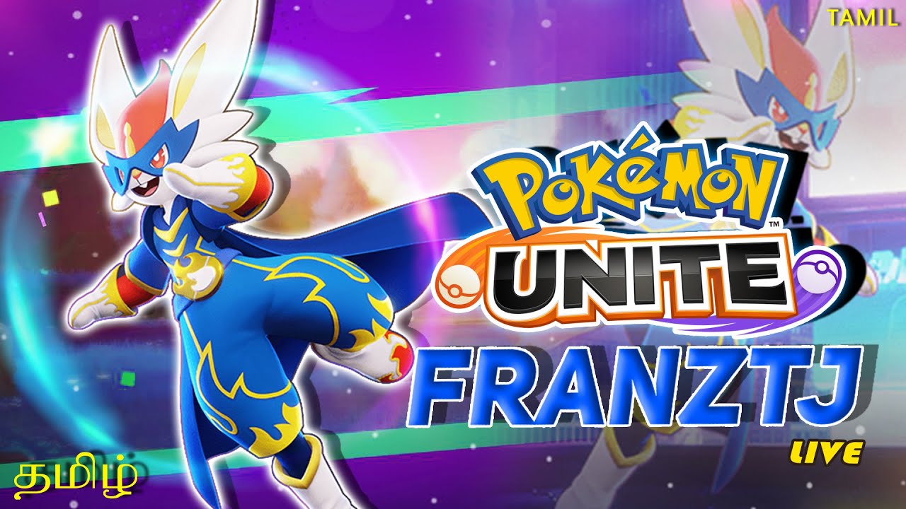 OLD FRANZ TJ IS BACK🔴SOLO'Q RANKUPUSH & CUSTOM MATCH😎Pokemon Unite Live ...