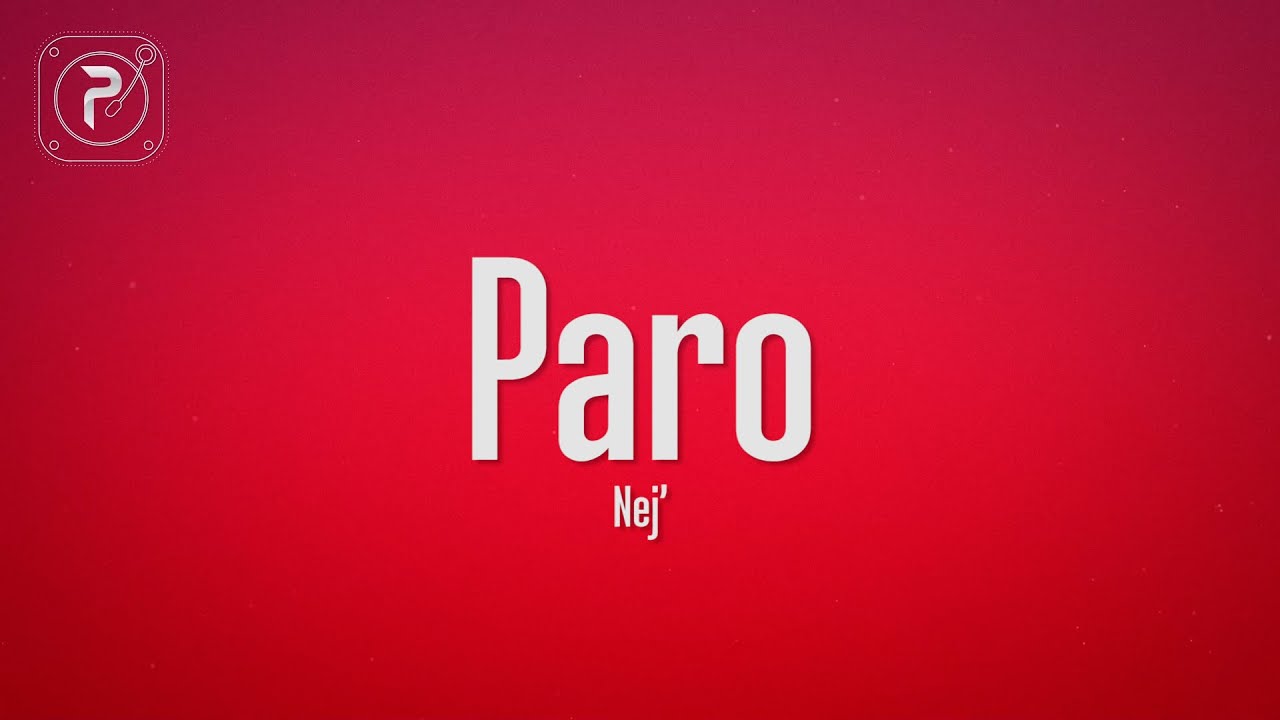 NEJ' - Paro (Lyrics) (tiktok version) - YouTube