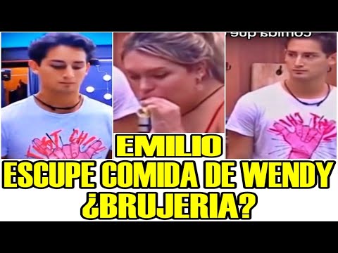 EMILIO ESCUPE COMIDA DE WENDY ¿HACE BRUJERIA? LA CASA DE LOS FAMOSOS MEXICO EN VIVO