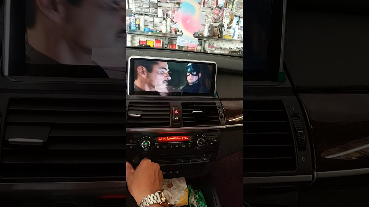 BMW X6 Android navigation with blind spots cameras front,rear camera ...