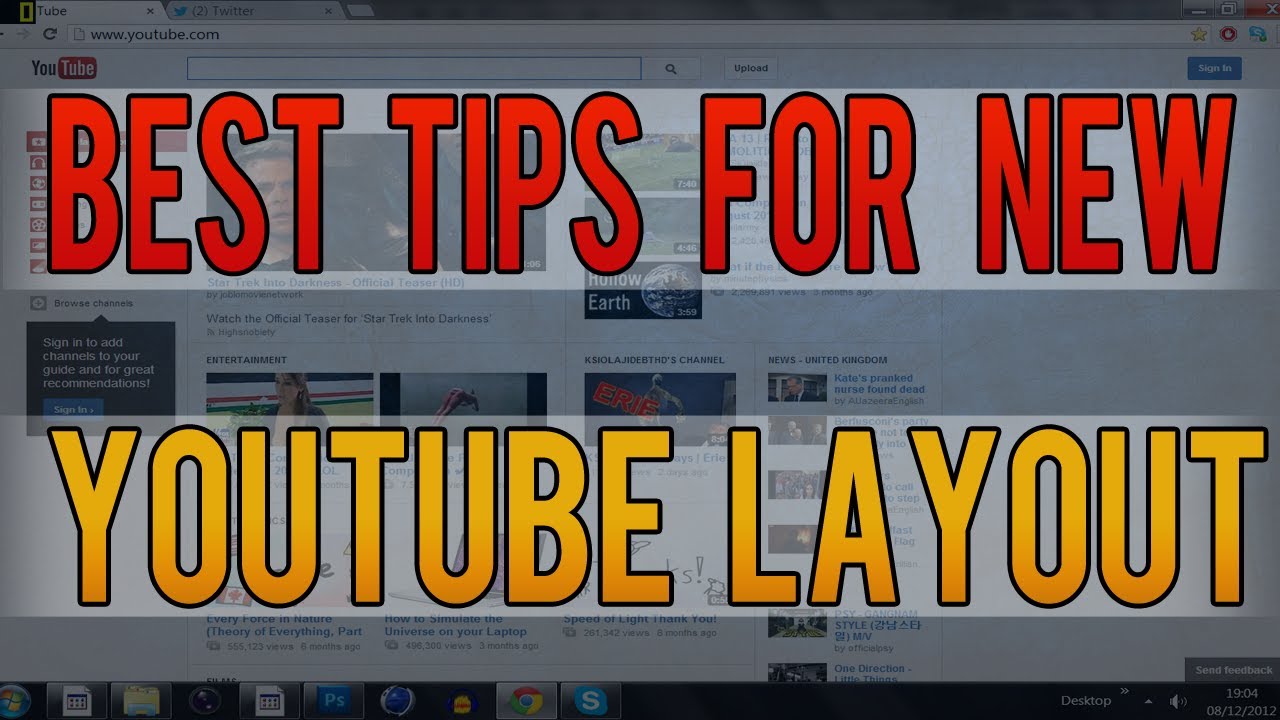 Best Tips For New Youtube Layout! - YouTube