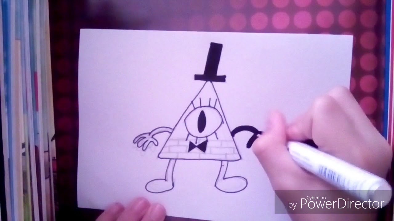 Wie zeichnet man Bill Cipher (ART Mouse Zeichentutorial Nr.5) - YouTube