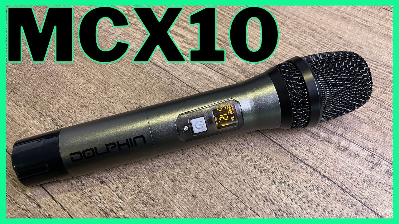 Dolphin MCX10 Wireless Microphone! Definitely an Upgrade! - YouTube