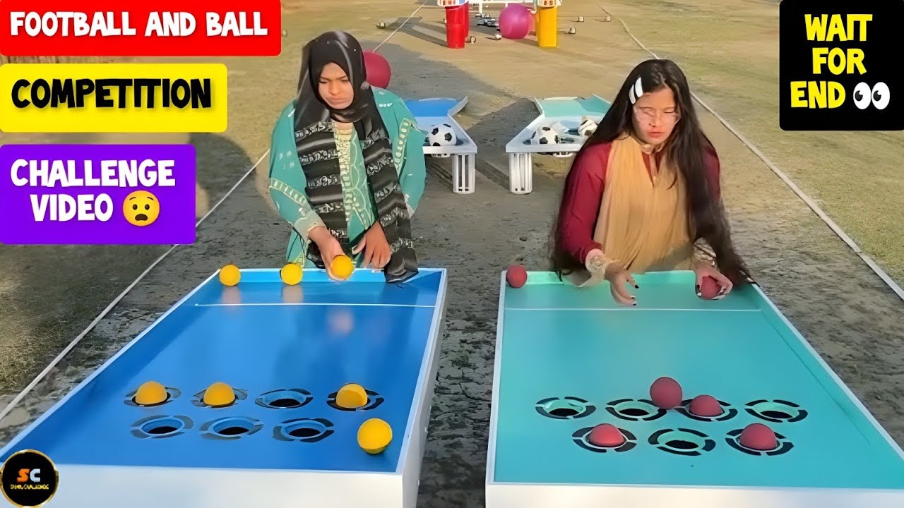 Football And Ball Competition Challenge Video 😧 || Wait For End 👀 ...