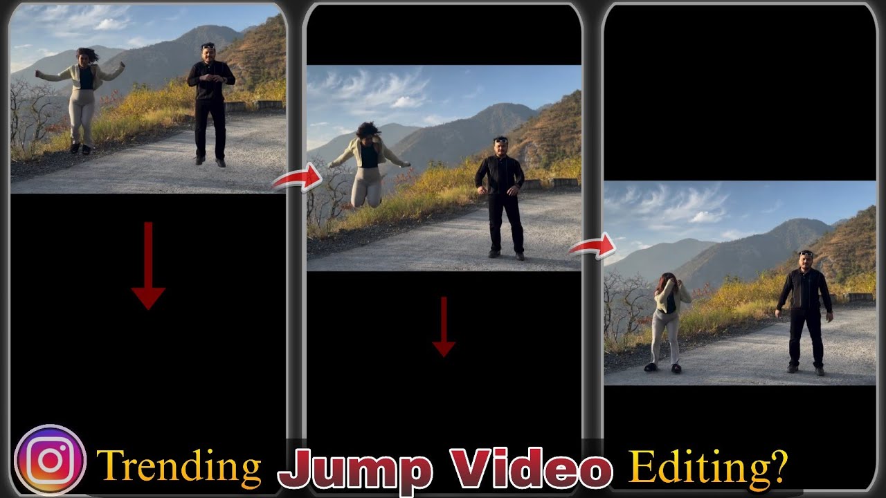 Instagram Jump Wali Video Kaise Banaye? | How To Make Jump & Dawn Video ...