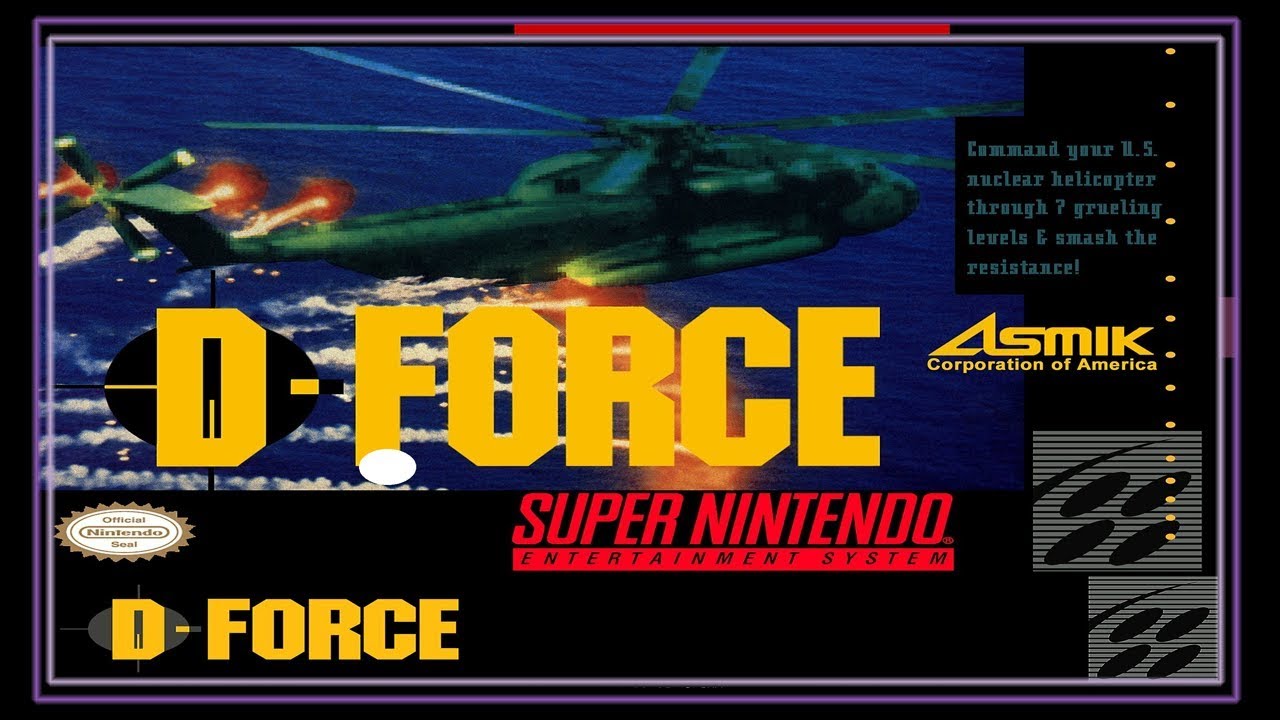SNES Super Side Quest - Game # 49 - D-Force / Dimensional Force - YouTube