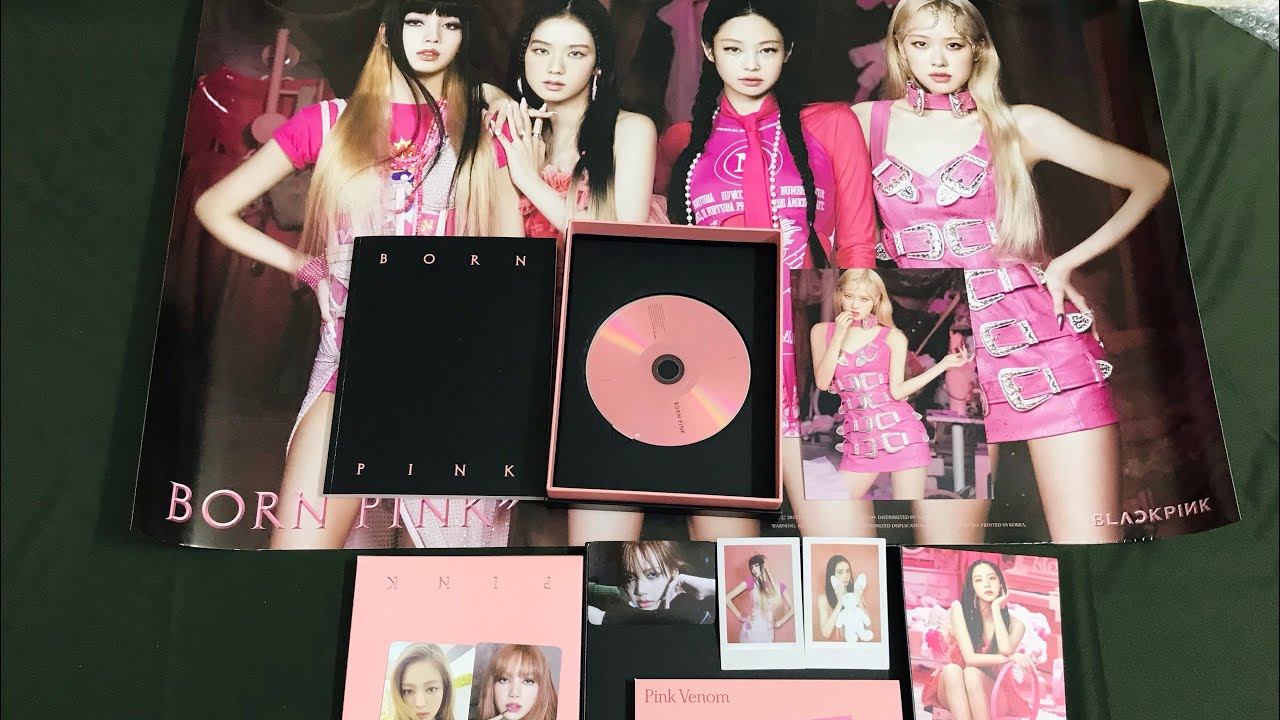 Unbox album BORN PINK Blackpink😘 - YouTube