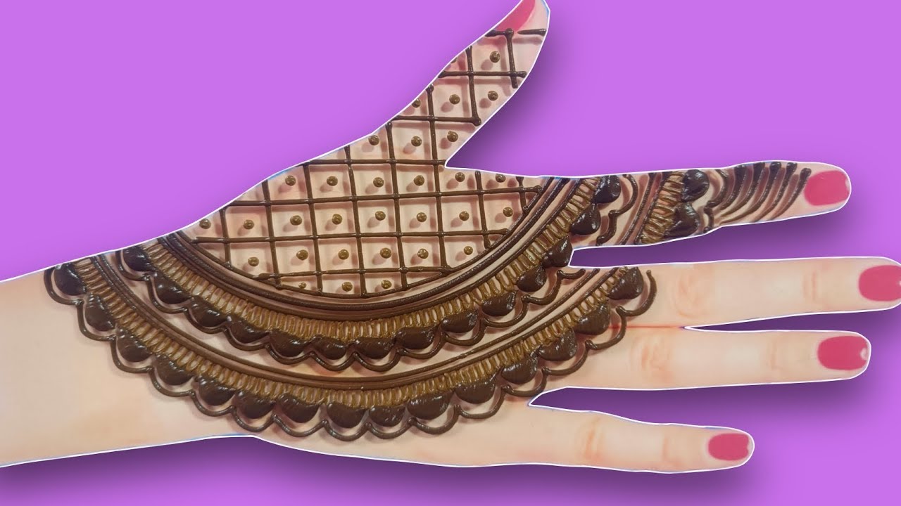 check ki special mehndi design || सबसे आसान मेहंदी लगाना सीखे || new ...