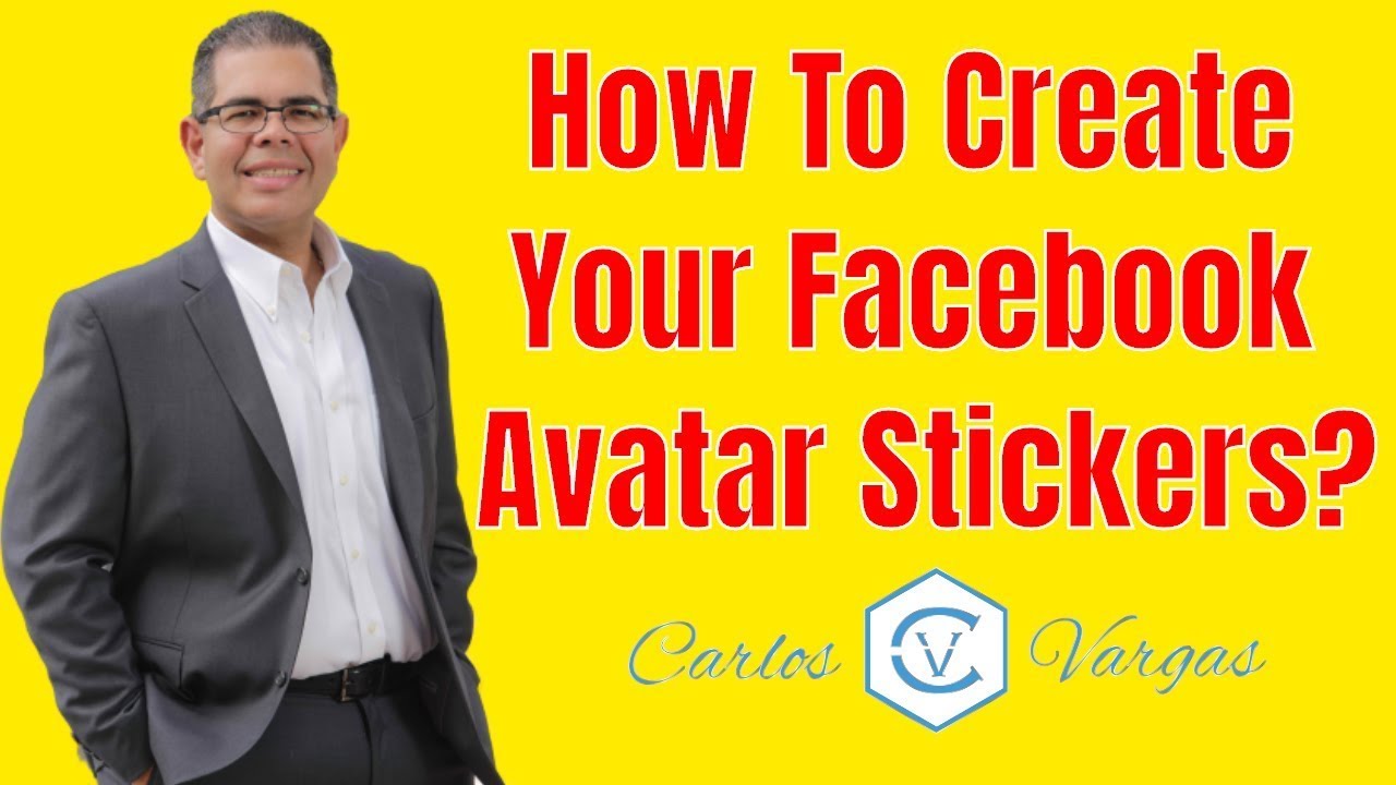 How To Create Your Facebook Avatar Stickers - YouTube