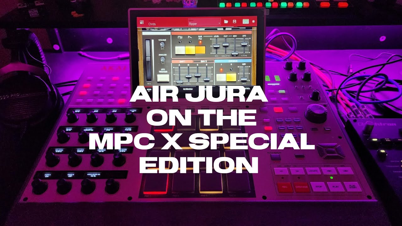Air Jura Plug In On The MPC X Special Edition - YouTube