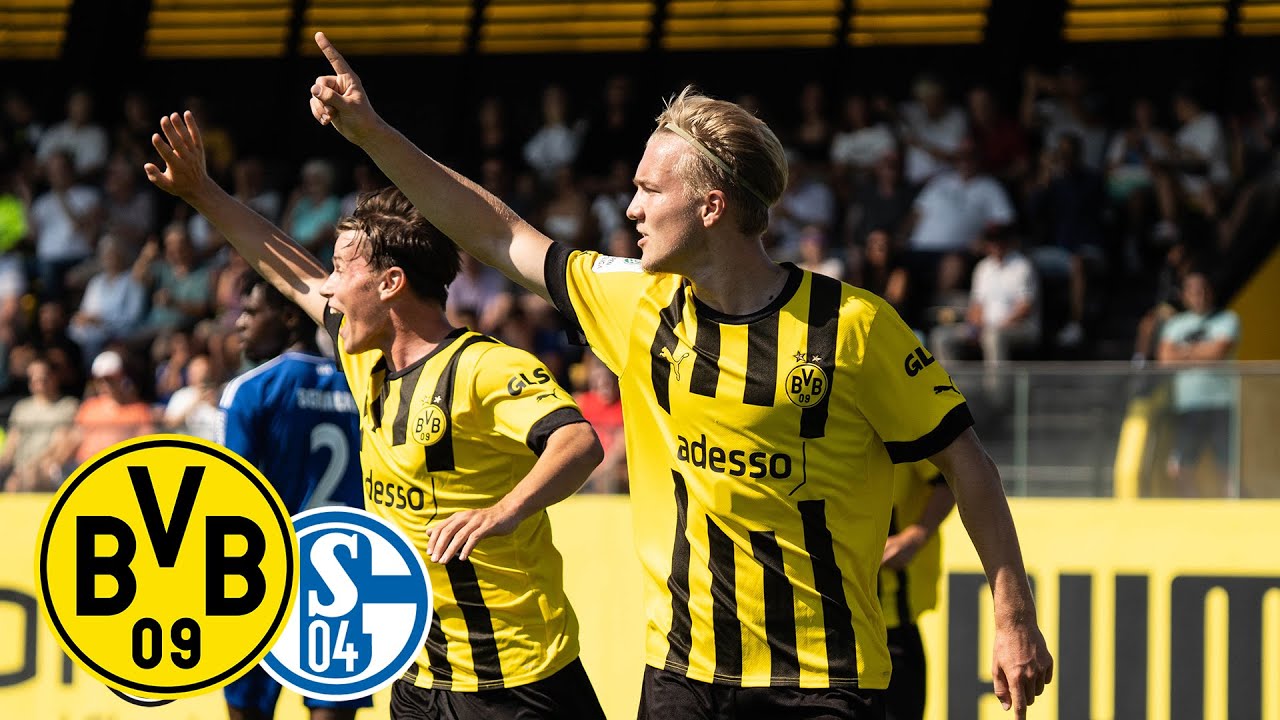 "I'm so proud!" | BVB U19 wins derby against Schalke | Highlights - YouTube
