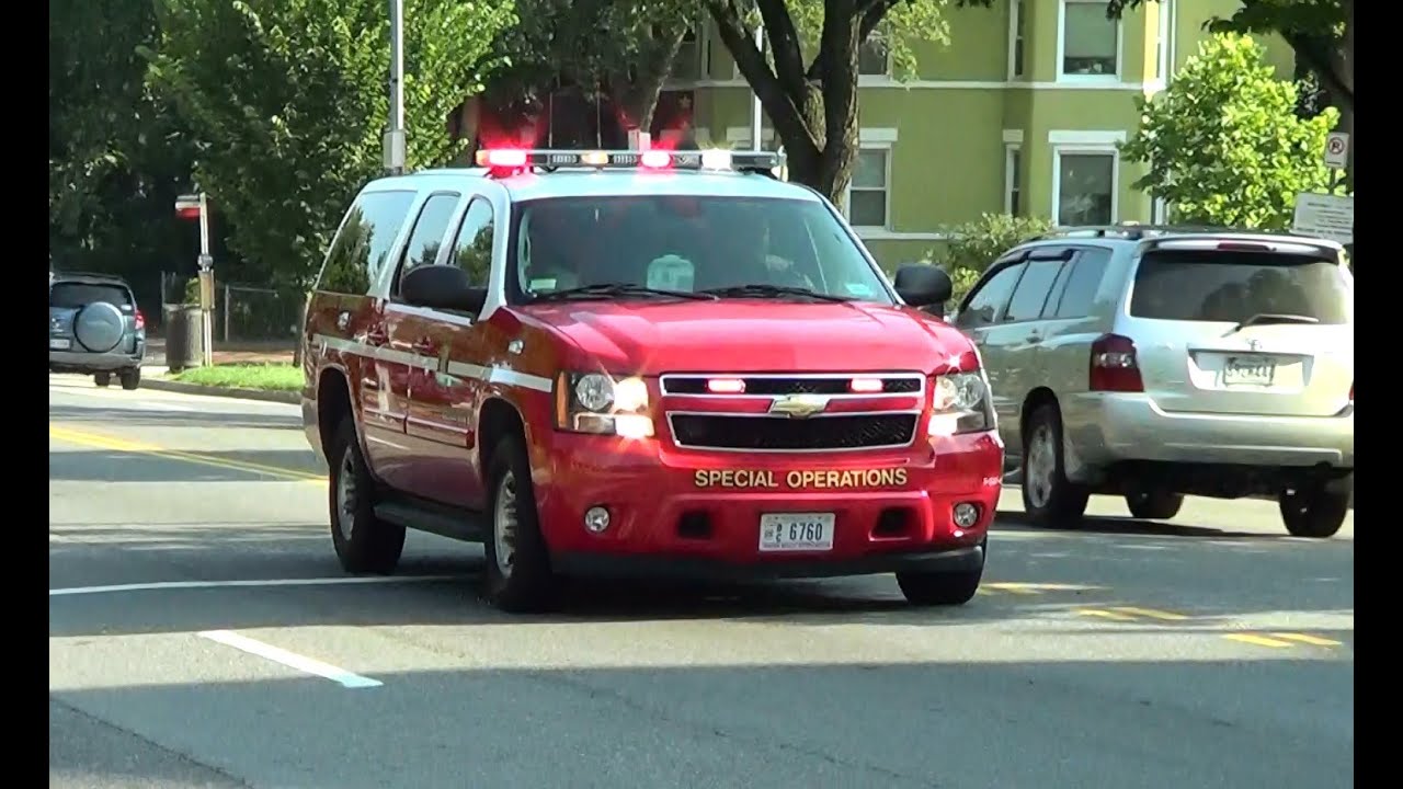 DCFD Special Operations Chief responding [Washington D.C. | 7/18/2013 ...