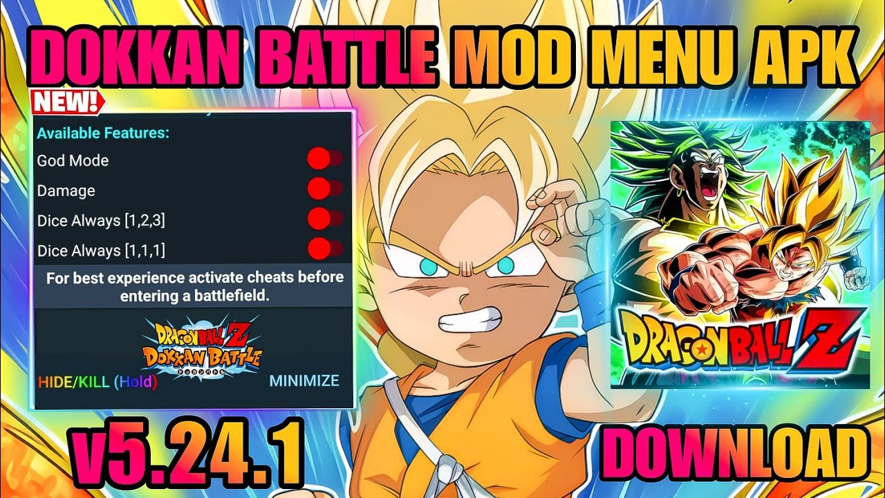 Dragon Ball Z Dokkan Battle V5.24.1 MOD MENU APK / Dokkan Battle Hack ...