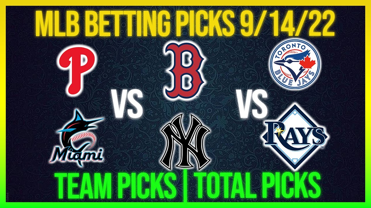 FREE MLB Picks and Predictions Today Wednesday 9/14/22 Free Baseball ...
