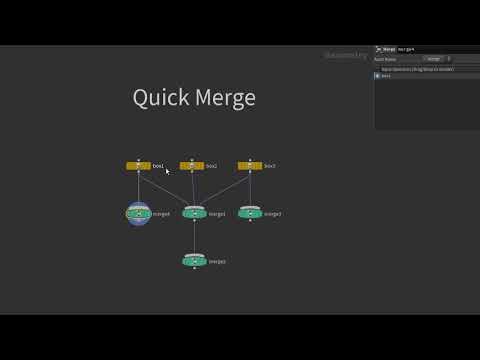 1. [Tool] - Houdini | Python - Quick Merge and Null (Free scripts) - YouTube
