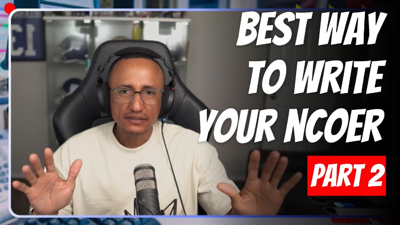 How to write NCOERs: The Guide You've Been Waiting For - YouTube