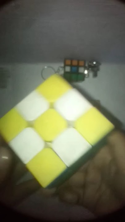 How To Make Checker Board Pattern On Rubik's Cube - YouTube