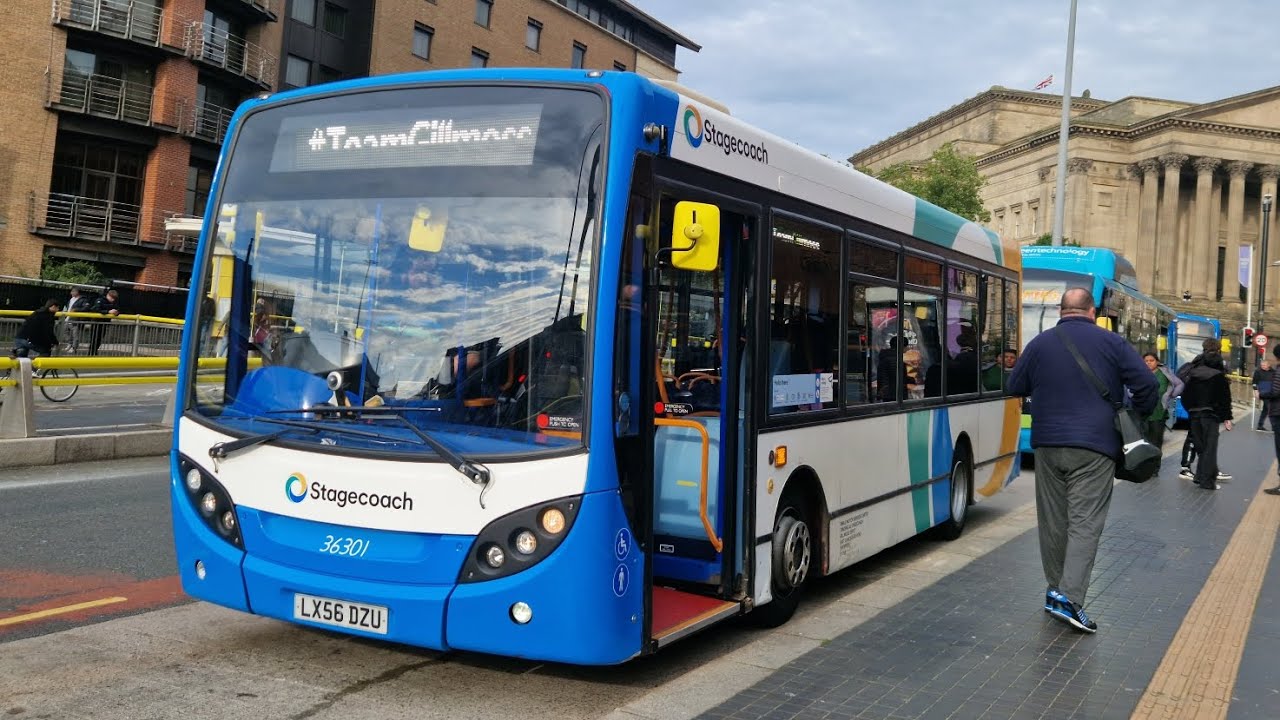 *Knackered 18 Year Old Motor* Stagecoach MCSL ADL Envrio 200 Dart 36301 ...