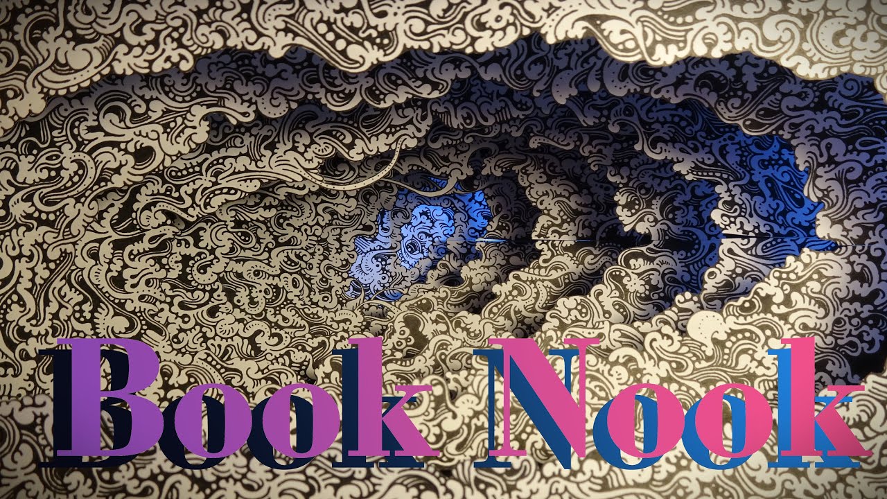 A Way To Make A 3D Abstract Drawing (book nook) - YouTube